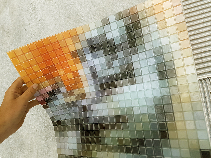 How does Mozawall work? Mosaic tile walls with your own image!