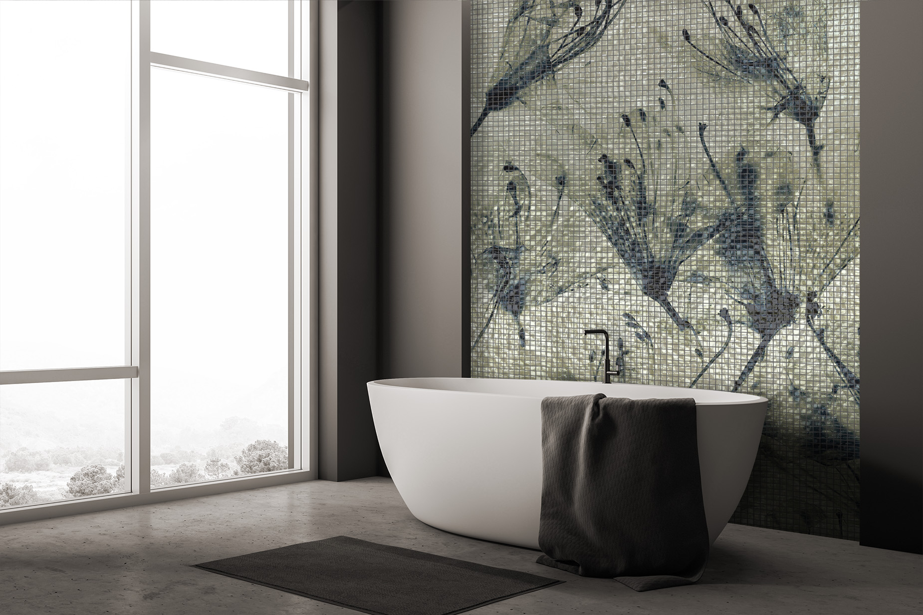 What is Mozawall mosaic tile wall?